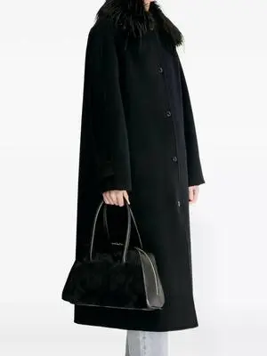 Loulou De Saison Yrsa Detachable Faux-fur Collar Coat