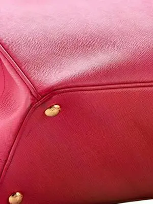 Prada Lux Saffiano Leather Medium Tote Bag - Pink