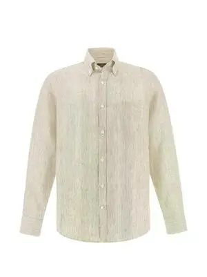 Paul & Shark Soffio Striped Linen Shirt