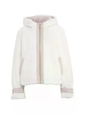 Liu Jo Hooded Faux-fur Jacket - White
