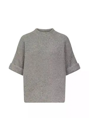 Loulou De Saison Tamia Rolled-sleeve Sweater - Grey