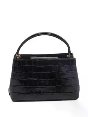 Tory Burch Britten Croc-embossed Top Tote Bag