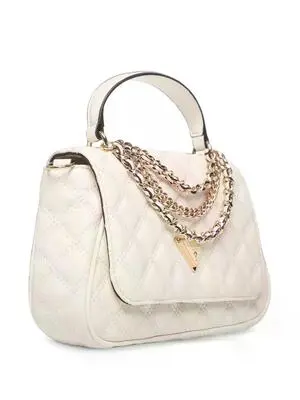 Guess Giully Quilted Chain-detail Tote Bag