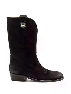 VIA ROMA 15 Applique-embroidery Boots