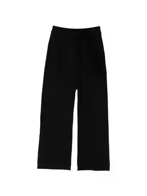THOM KROM Drawstring Wide-leg Trousers - Black