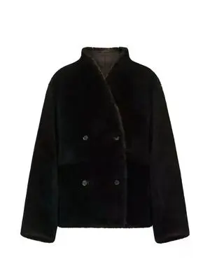 Loulou De Saison Catherine Shearling Jacket - Brown