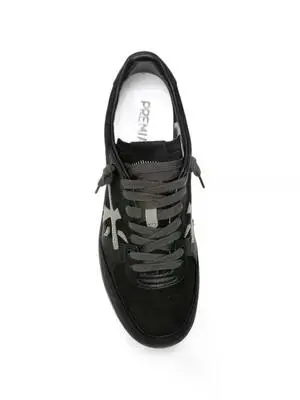 Premiata Bskt Clay 8713 Logo-patch Sneakers