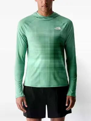 The North Face Sunriser Grid-pattern Raglan-sleeve Hoodie