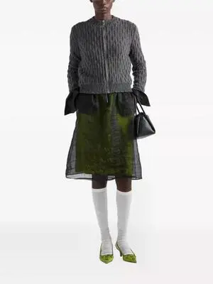 Prada Wool And Alpaca Cardigan