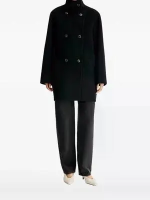 Loulou De Saison Olmo Double-breasted Stand-collar Coat