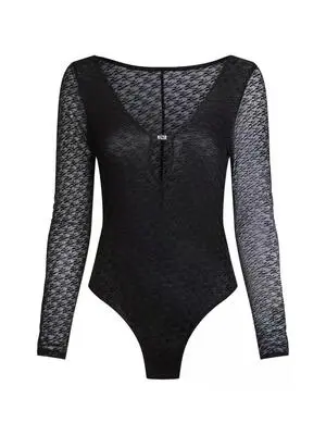 Karl Lagerfeld Autograph Mesh Bodysuit