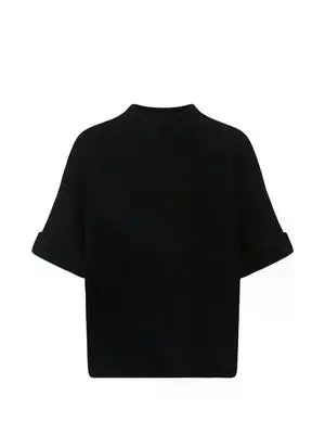 Loulou De Saison Tamia Rolled-sleeve Sweater - Black