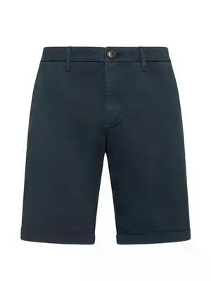 SUN 68 Turn-up-hem Chino Shorts - Blue