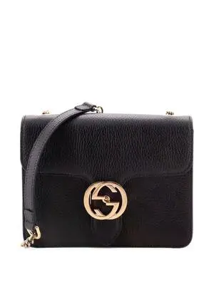 Gucci Interlocking Leather Small Shoulder Bag