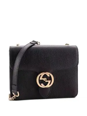 Gucci Interlocking Leather Small Shoulder Bag