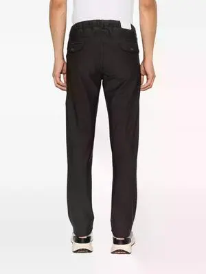 Eleventy Drawstring-waist Straight-leg Trousers
