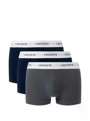 Lacoste Logo-waistband Boxers - Grey