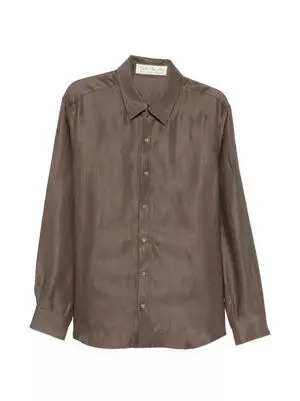 GOD'S TRUE LINEN Long-sleeve Linen Shirt