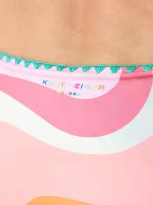 Kurt Geiger Wave-pattern Bikini Bottoms