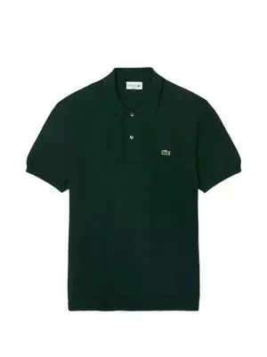 Lacoste Logo-patch Knit Polo Shirt - Green
