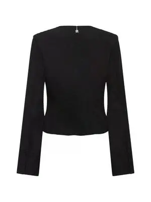 ROTATE BY BIRGER CHRISTENSEN Draped Blouse
