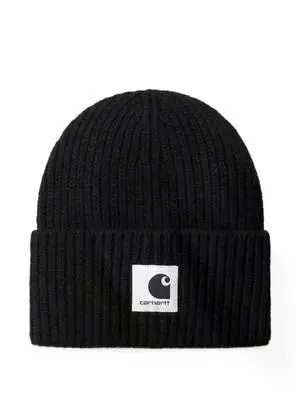 Carhartt Work In Progress Mira Ribbed-knit Beanie Hat - Black