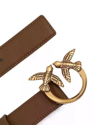 Pinko Love Birds Leather Belt