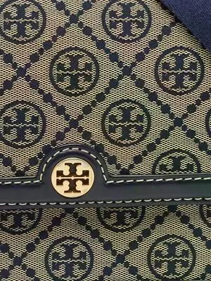 Tory Burch T Monogram Canvas Shoulder Bag