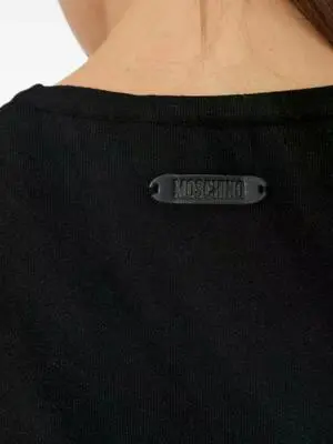 Moschino Long Sleeve Fine Knit Sweatshirt