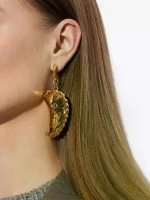 Moschino Empanada-pendant Earrings