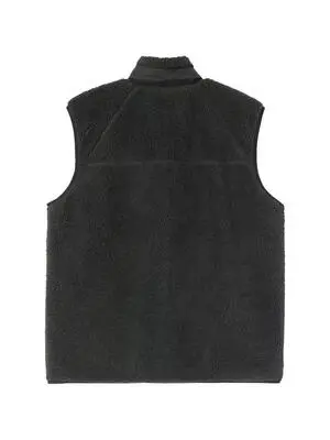 Carhartt Work In Progress Prentis Fleece-texture Zip-up Gilet - Green