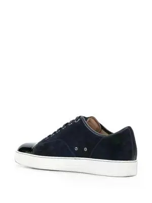 LANVIN Dbb1 Sneakers In Patent Leather And Suede