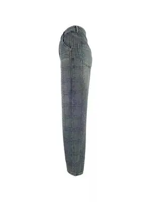 Ermanno Scervino Rhinestone-embellished Wide-leg Jeans