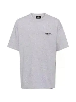REPRESENT Owners' Club Logo-print T-shirt - Grey