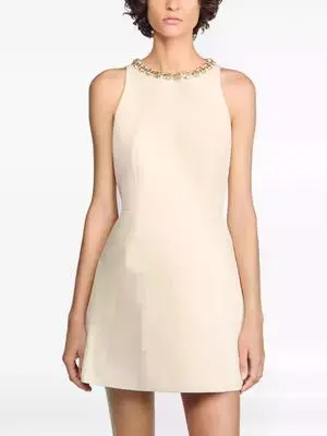 Sandro Mini Dress With Jewel Detail