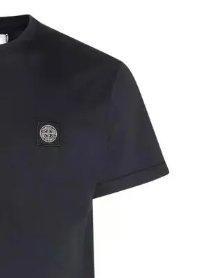 Stone Island 2100027 60/2 Cotton-jersey Slim-fit T-shirt With Compass Patch