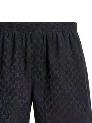 Gucci Gg Supreme Shorts - Blue