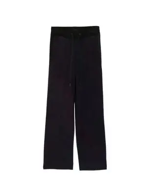 Elisabetta Franchi Logo Tape Drawstring Track Pants - Blue