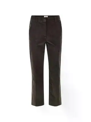 Max Mara Velvet Cropped Trousers