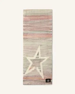 Perfect Moment Wool & Mohair Pastel Striped Scarf
