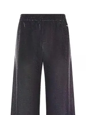 Gucci Metallic-effect High-waisted Trousers