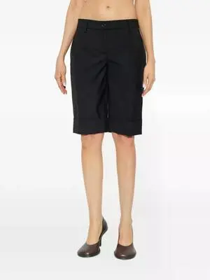Moschino Turn-up Wool Shorts