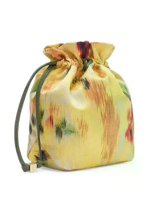 GANNI Pouch In Printed Taffeta