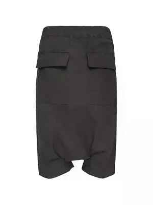 Rick Owens Dropped-crotch Drawstring Shorts - Grey