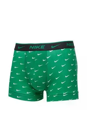 Nike Essential Logo-waistband Trunks - Green