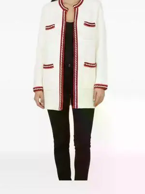 Sandro Luce Textured-knit Cardigan