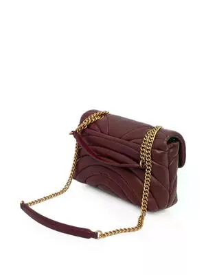 Pinko Love Birds Chevron-quilted Crossbody Bag