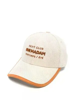 RUE MADAM PARIS Riviera Canvas Cap Hat