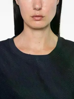 Emporio Armani Herringbone-textured Sweater