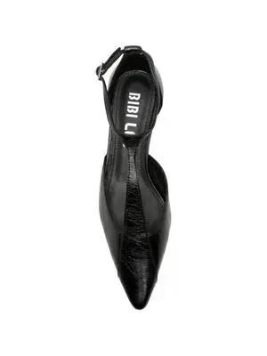 BIBI LOU T-bar Pointed-toe Pumps - Black